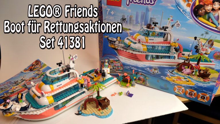 Review: LEGO Friends Boot für Rettungsaktionen (Set 41381 ...