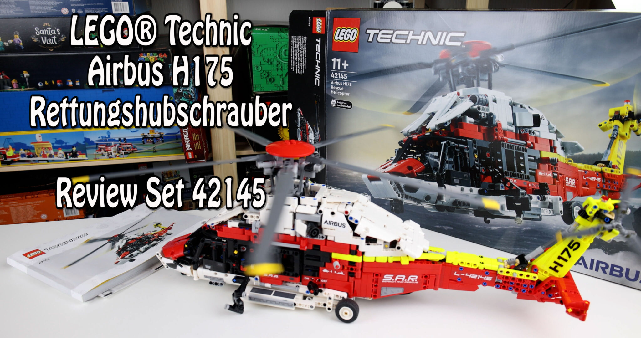 Review LEGO Technic Airbus H175 Rescue Helicopter (Set 42145 ...