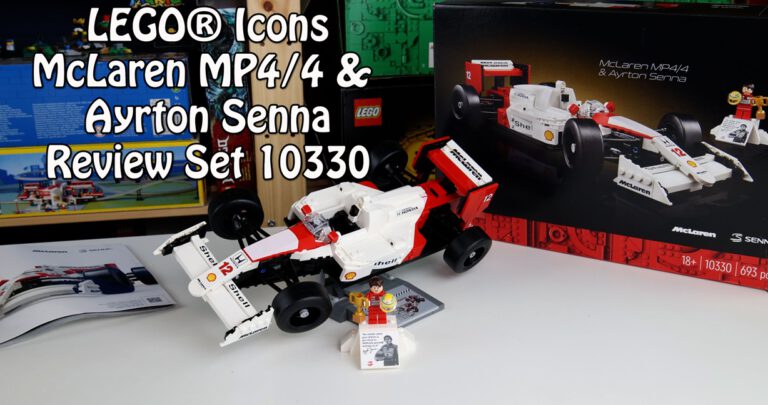 Review LEGO McLaren MP4/4 & Ayrton Senna (Icons Set 10330 ...